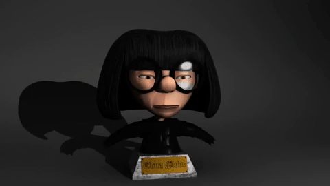 3D Bust of Edna Mode – VAL-KYR